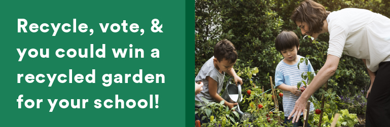 Recycle for a chance to win a recycled garden. - TerraCycle Blog